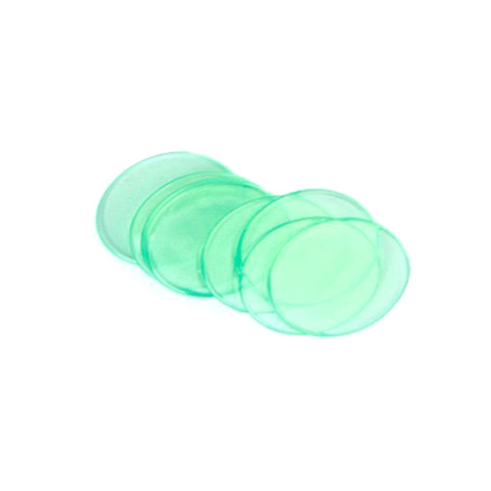 STOBOK Bingo Transparent Counters Bingo Counting Chips Markers Bingo Supplies Size 40Pcs (Light Green)