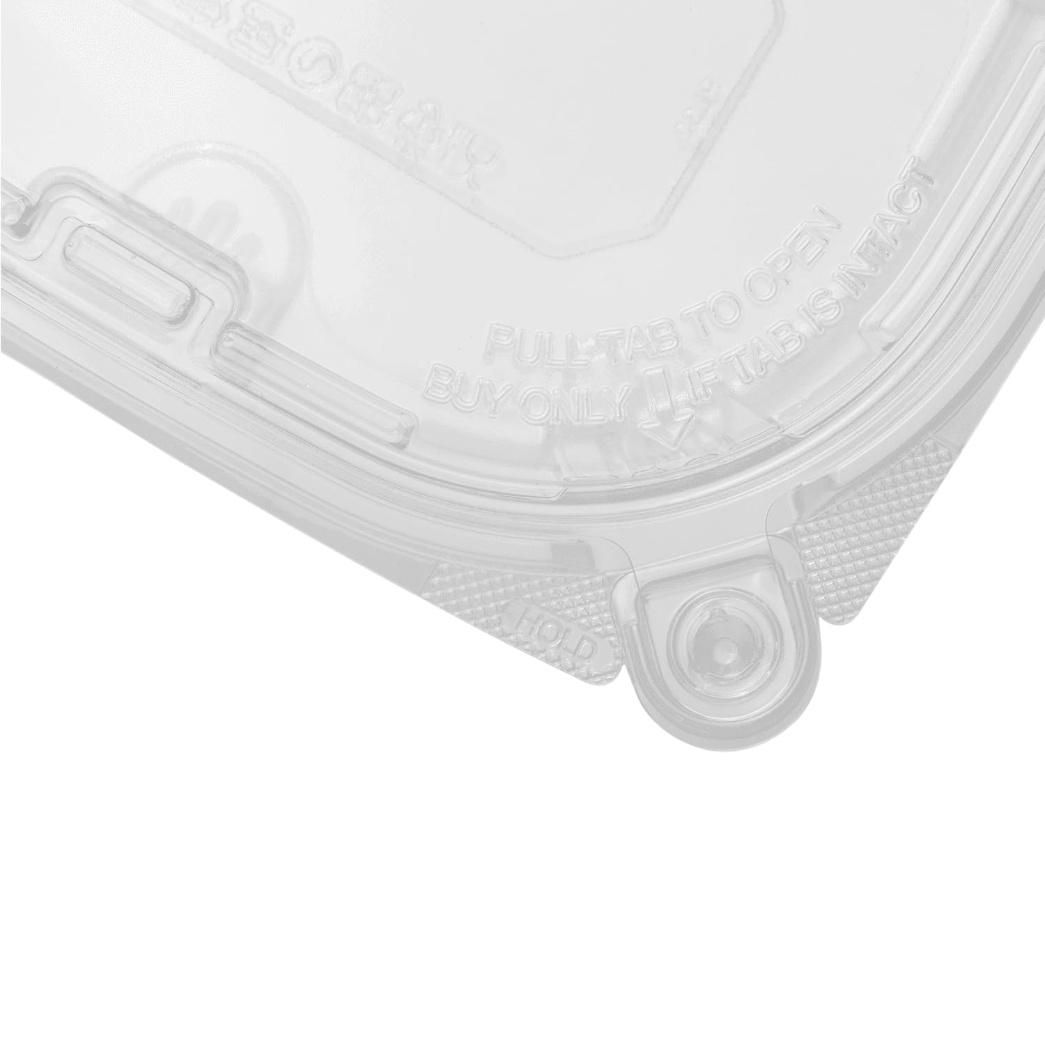 Karat 32oz PET Tamper Resistant Hinged Deli Container with Lid - 200ct