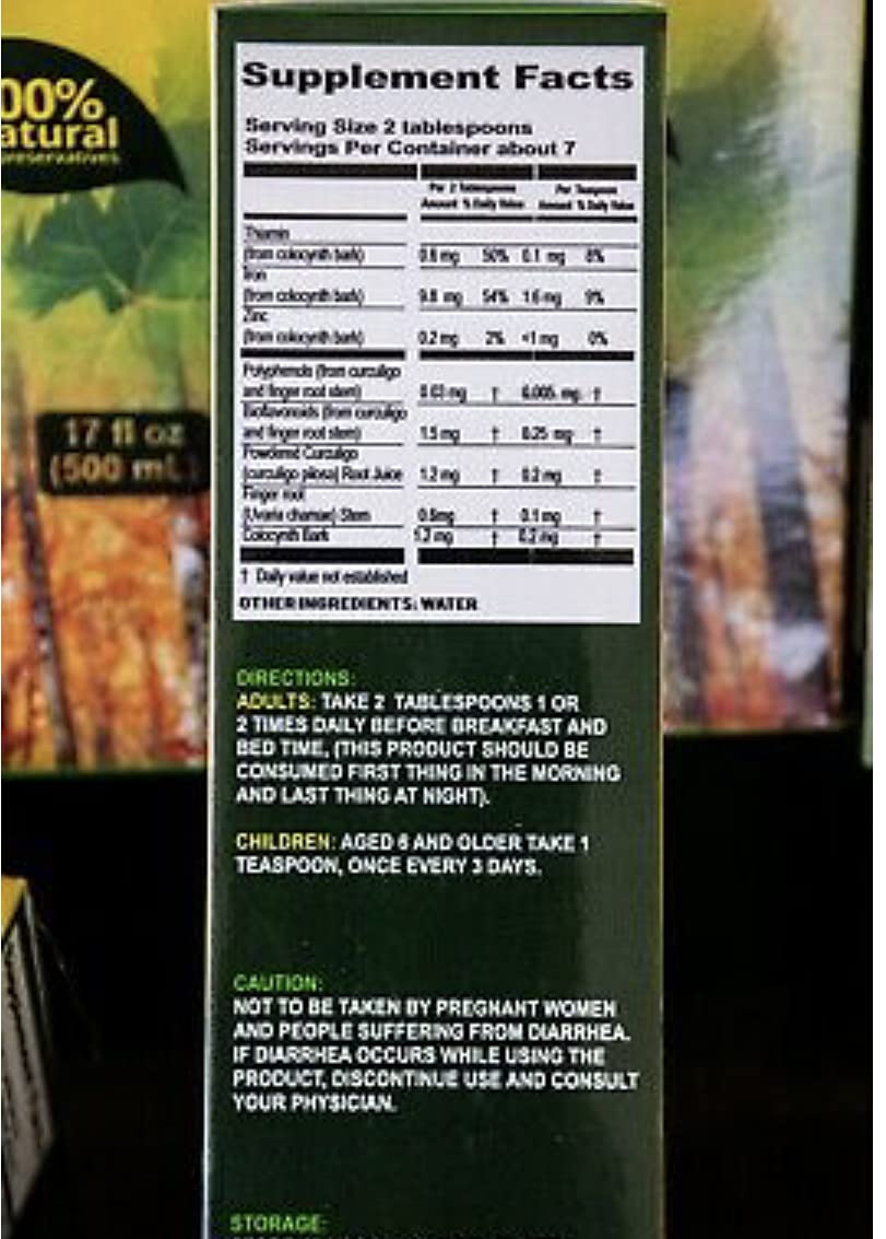 Ruzu Herbal Bitters 500ml 100% Nature's Pure Miracle