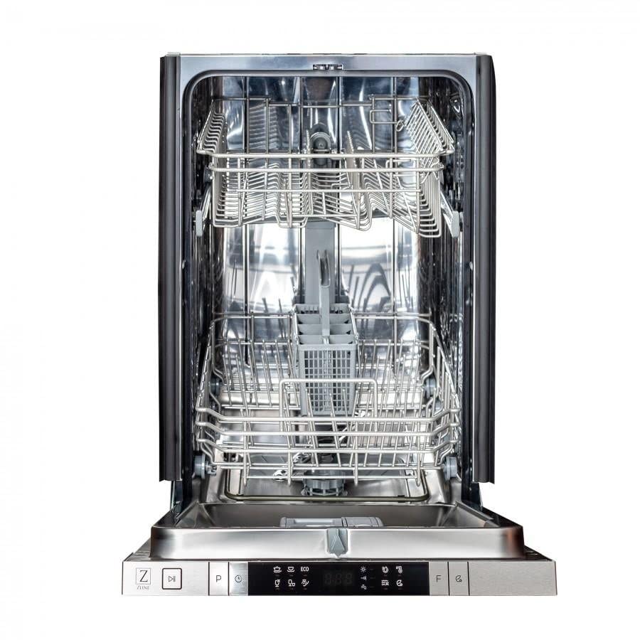 ZLINE 18 in. Top Control Dishwasher in Oil-Rubbed Bronze with Stainless Steel Tub and Traditional Style Handle