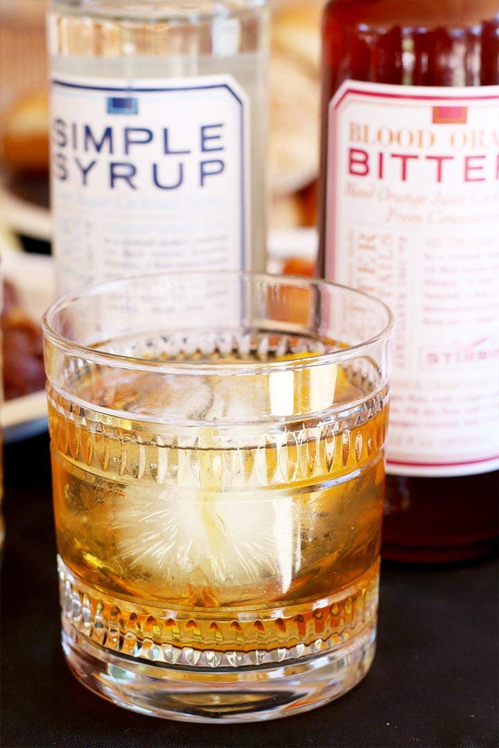 Stirrings Blood Orange Cocktail Bitters and Pure Cane Simple Syrup Cocktail Mixer 12 ounce bottle ( Variety Pack)