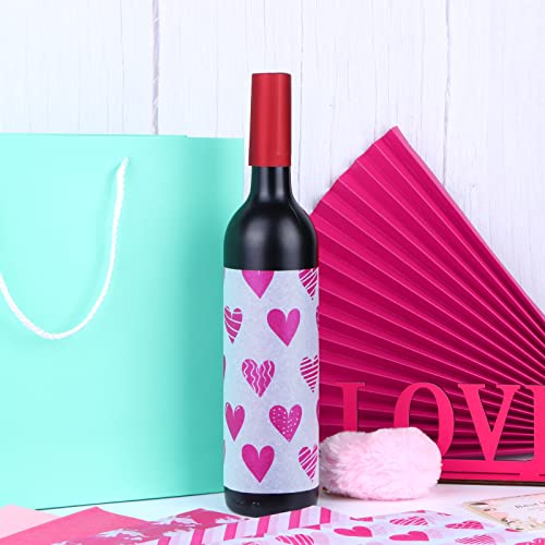 Kavoc 60 Sheets Huge Size Valentines Day Tissue Bulk, 20 x 30 inch Hot Pink Rose Red Love Heart Cupid Tissue Paper for Gift Wrapping, Gift Bags, Valentine's Day, Mother Plot, Birthday Party