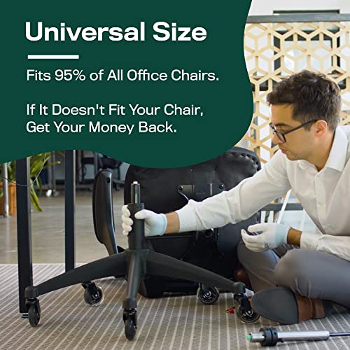 Office Chair Cylinder Replacement with Removal Tool, Heavy Duty Hydraulic - Pneumatic Gas Lift Piston for Office Chairs and Gaming Chairs, Universal Fit