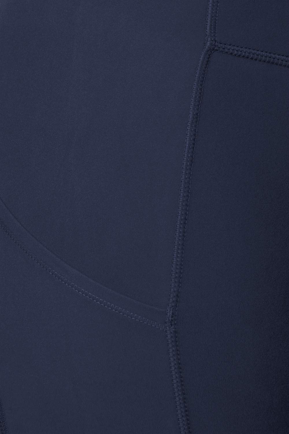 Leggings Depot Women's High Waisted ActiveFlex Leggings Pants (W/Pockets-Full Length, Navy, XL)
