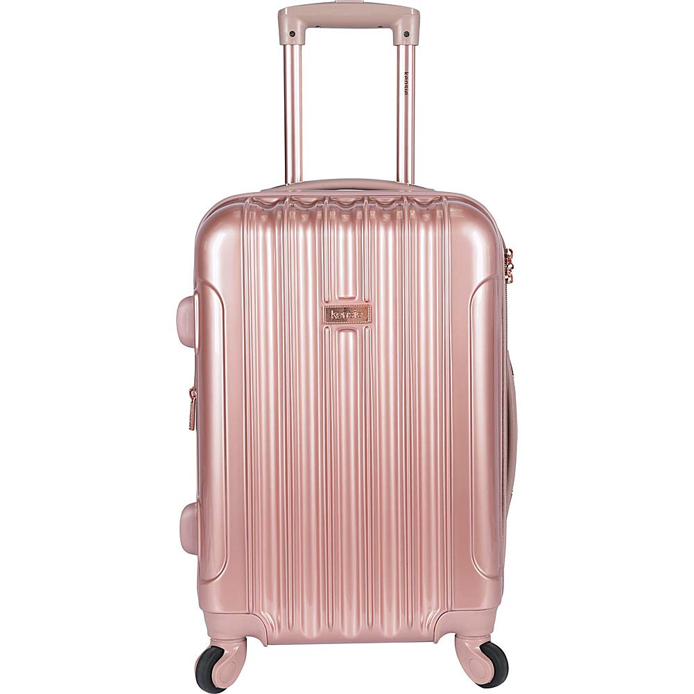 kensie Women's Alma Luggage Set, Black, 20-Inch Carry-On