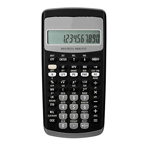 CUJUX 12 Plastic Financial Calculation Students Financial Calculator School Office Supplies