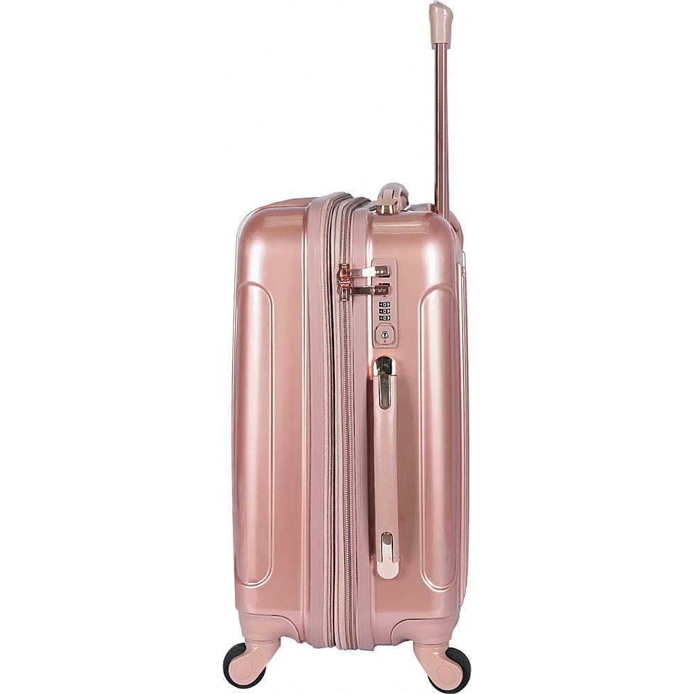 kensie Women's Alma Luggage Set, Black, 20-Inch Carry-On