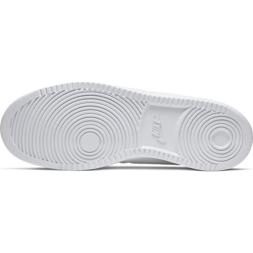 Nike Men's Court Vision Mid Sneaker, White/White-White, 10