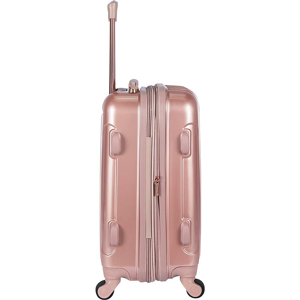 kensie Women's Alma Luggage Set, Black, 20-Inch Carry-On