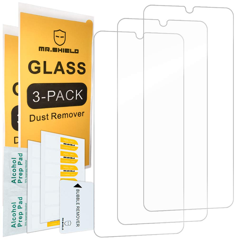 Mr.Shield [3-PACK] Designed For Huawei P30 [Tempered Glass] Screen Protector [Japan Glass With 9H Hardness] with Lifetime Replacement