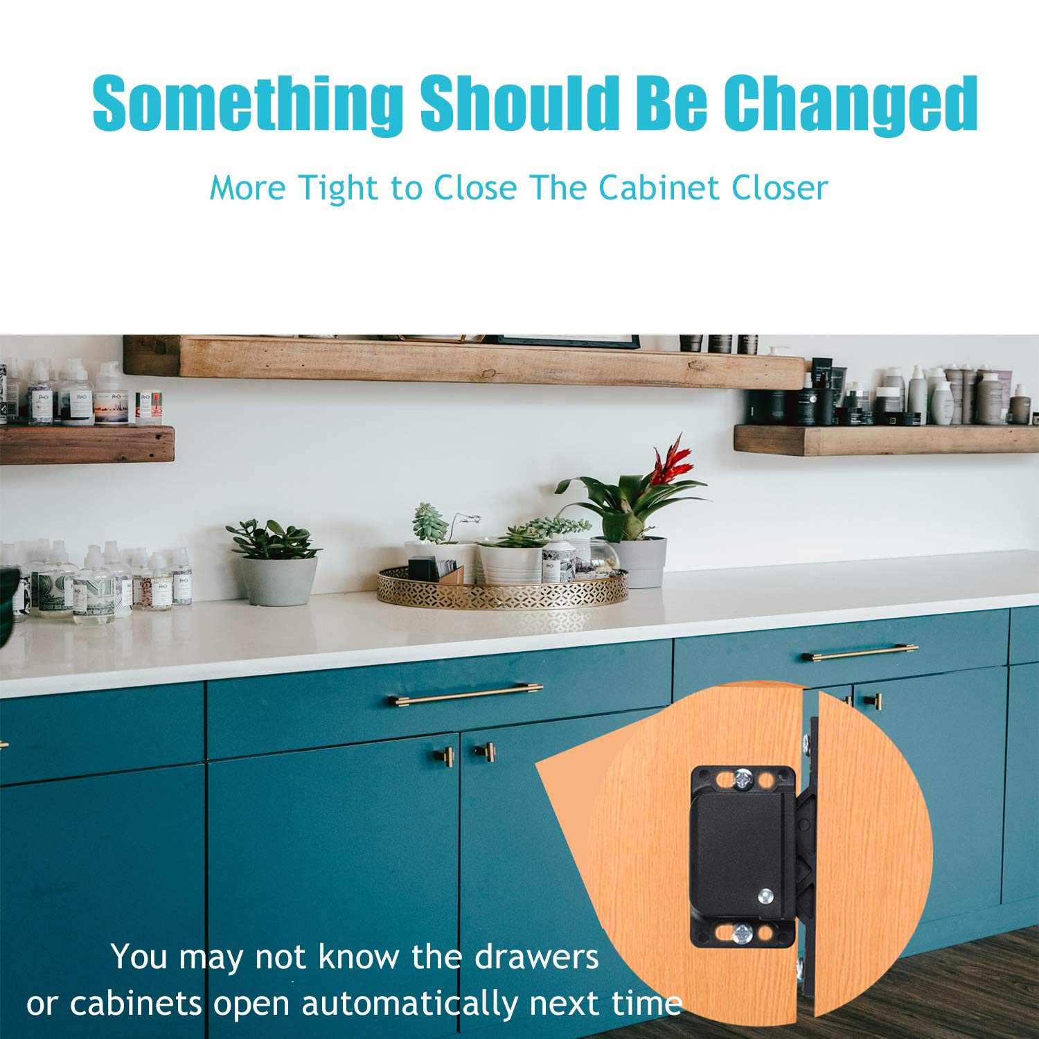 Eurizen RV Drawer Latches and Catches, Eurizen 6 Pack RV Cabinet Door Latches and Catches, 10 Pull Force Latches for Home and Cabinet Doors, Ideal for RV, Camper, Motor, Home, Trailor