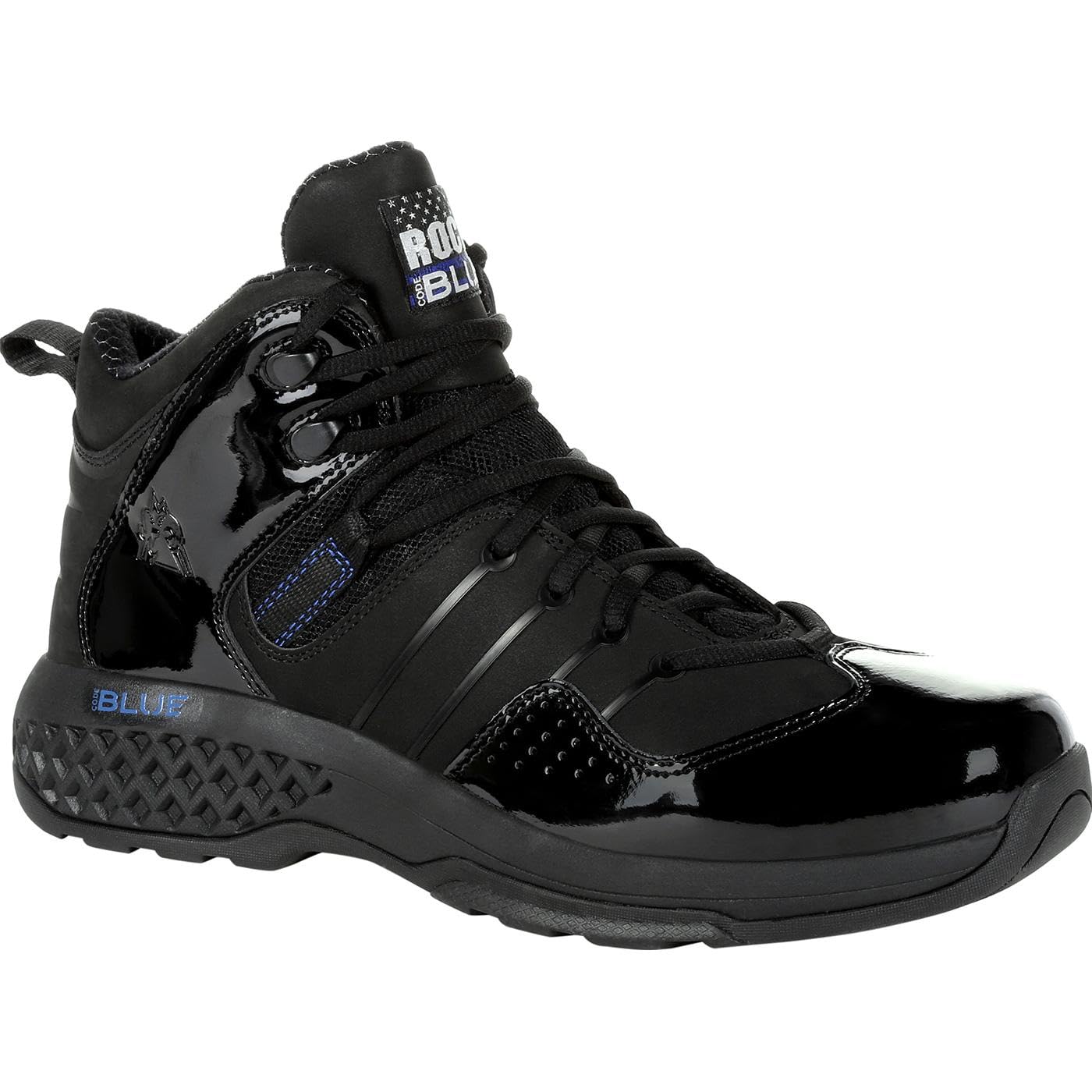 ROCKY Code Blue 5" Sport Public Service Boot, Black, Size 13(M)