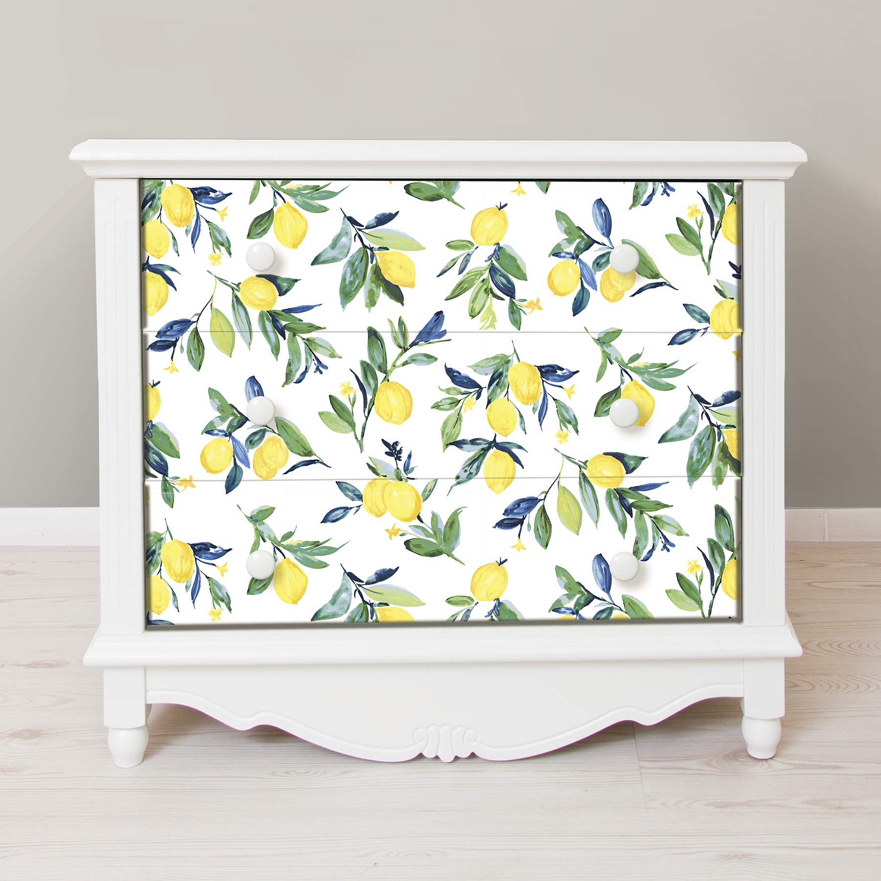 NuWallpaper NUS3161 Lemon Drop Peel & Stick Wallpaper, Yellow