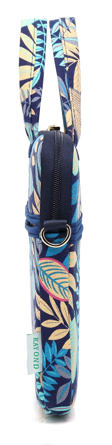 kayond Forest Series Bule Patten Waterproof Laptop Shoulder Messenger Bag Case Sleeve for 12 Inch 13.3 Inch Laptop
