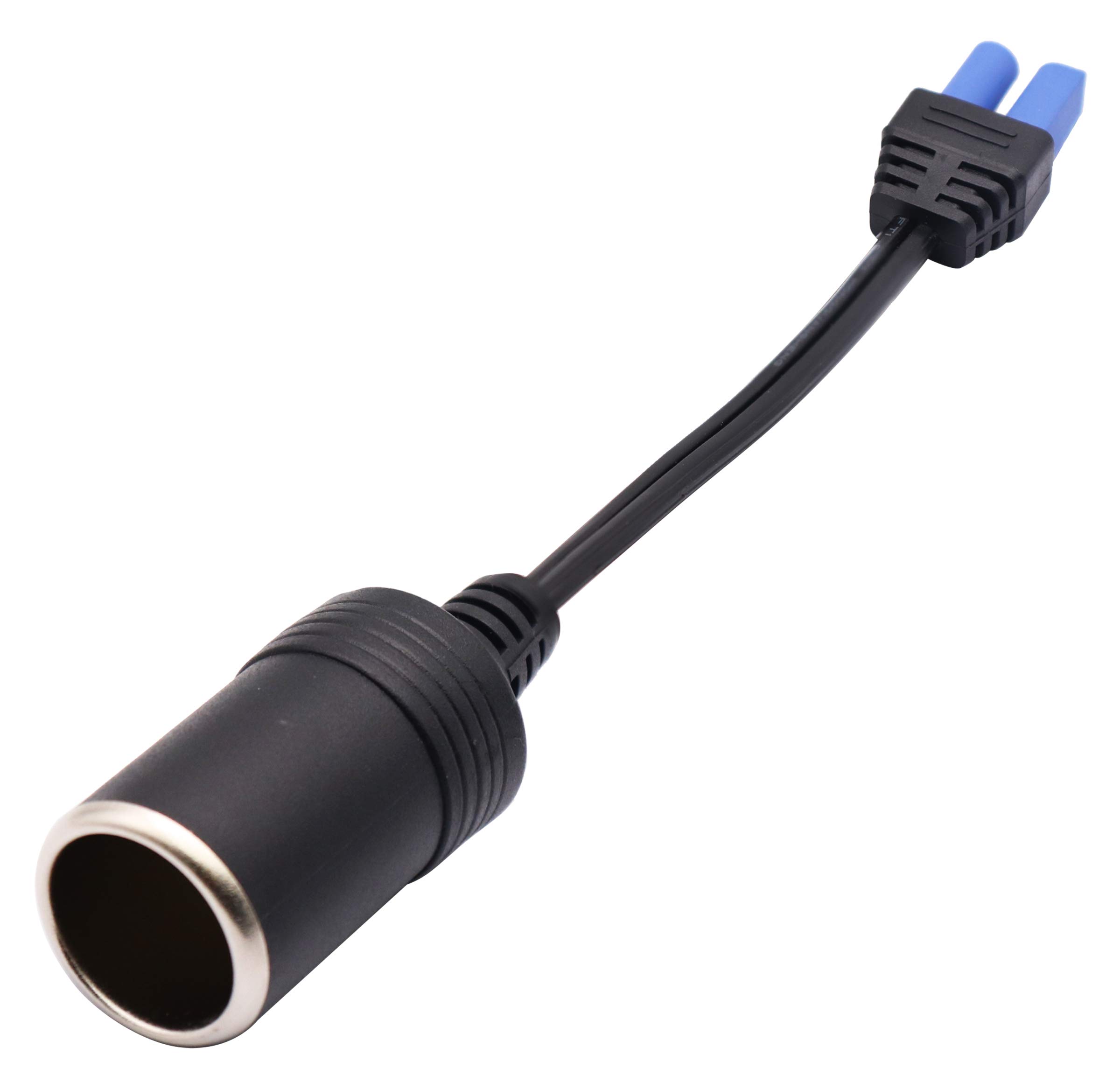 AAOTOKK Cigarette Lighter Socket 12V Car Emergency Start Power EC5 Plug to Female Cigarette Lighter Port Adapter Cables Car Battery Booster Mini Portable Power Pack car Jump Starter (20cm/7.8inch)