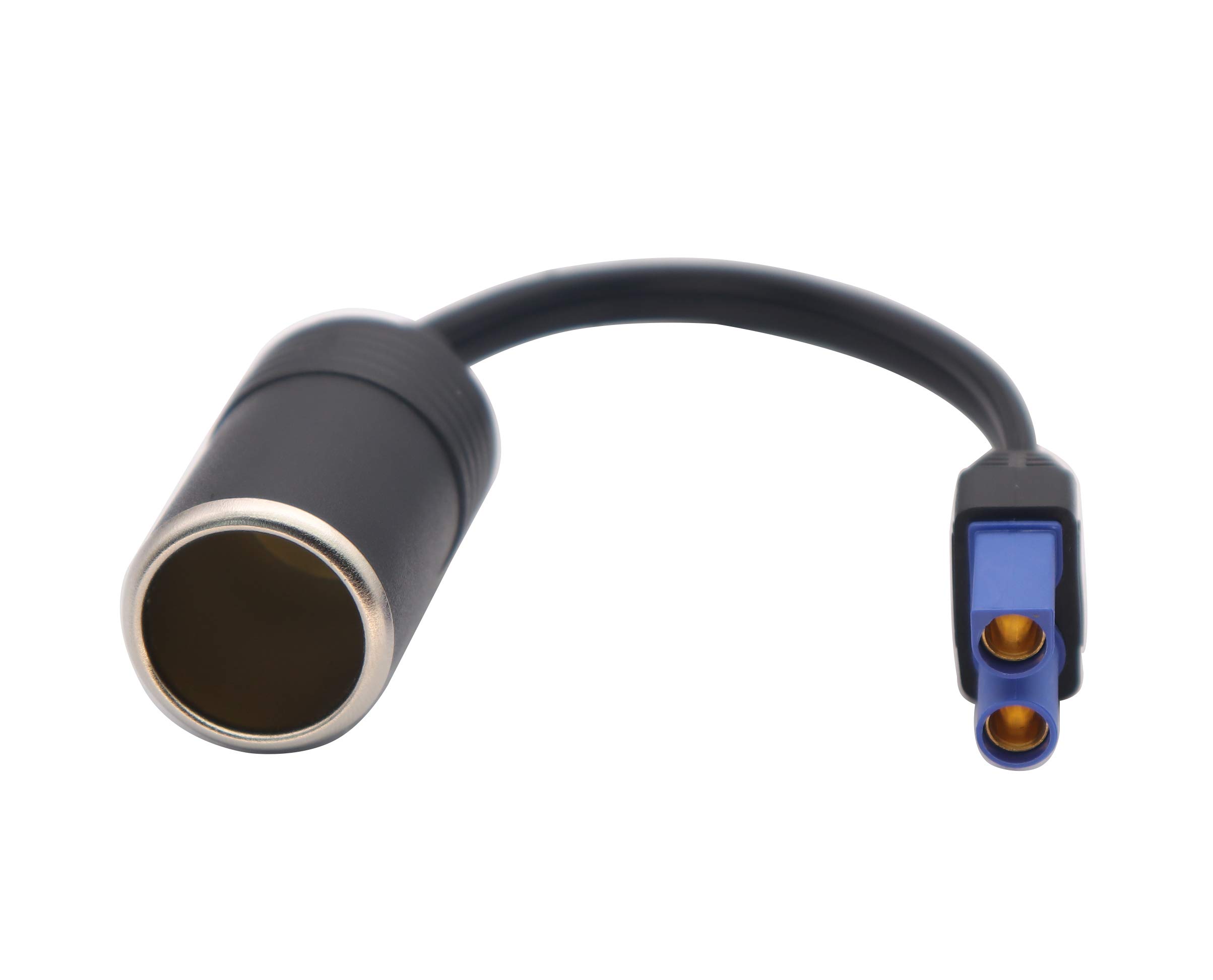 AAOTOKK Cigarette Lighter Socket 12V Car Emergency Start Power EC5 Plug to Female Cigarette Lighter Port Adapter Cables Car Battery Booster Mini Portable Power Pack car Jump Starter (20cm/7.8inch)