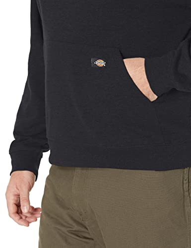 Dickies Men's Pullover Fleece Hoodie, Black, Large