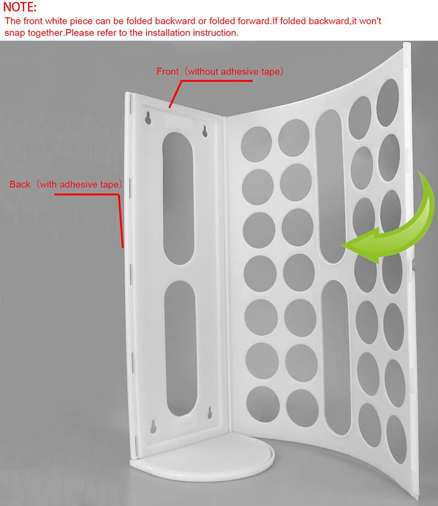 Lunies Grocery Bag Holder - Wall Mount Hanging Trash Bag Organizer for Kitchen (Large Capacity, 2-pack)