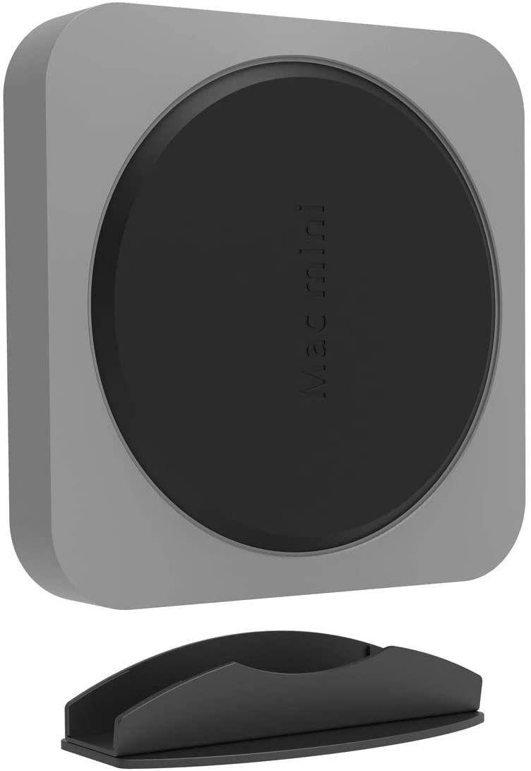 Bylitco Desktop Stand for Mac Mini 2010-2023,M1/M2,Vertical Holder,Perfect for Desk Organization and Heat Dissipation，Soft Cushioned Protection, Space-Saving Design- Black