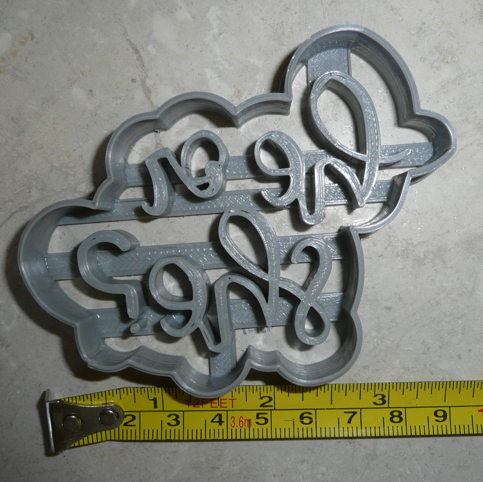 HE OR SHE GENDER REVEAL PARTY ANNOUNCEMENT BABY SHOWER COOKIE CUTTER MADE IN USA PR2522