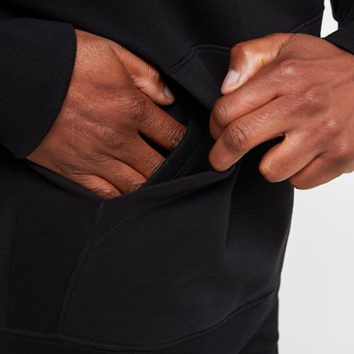 Dickies Men's Pullover Fleece Hoodie, Black, Large