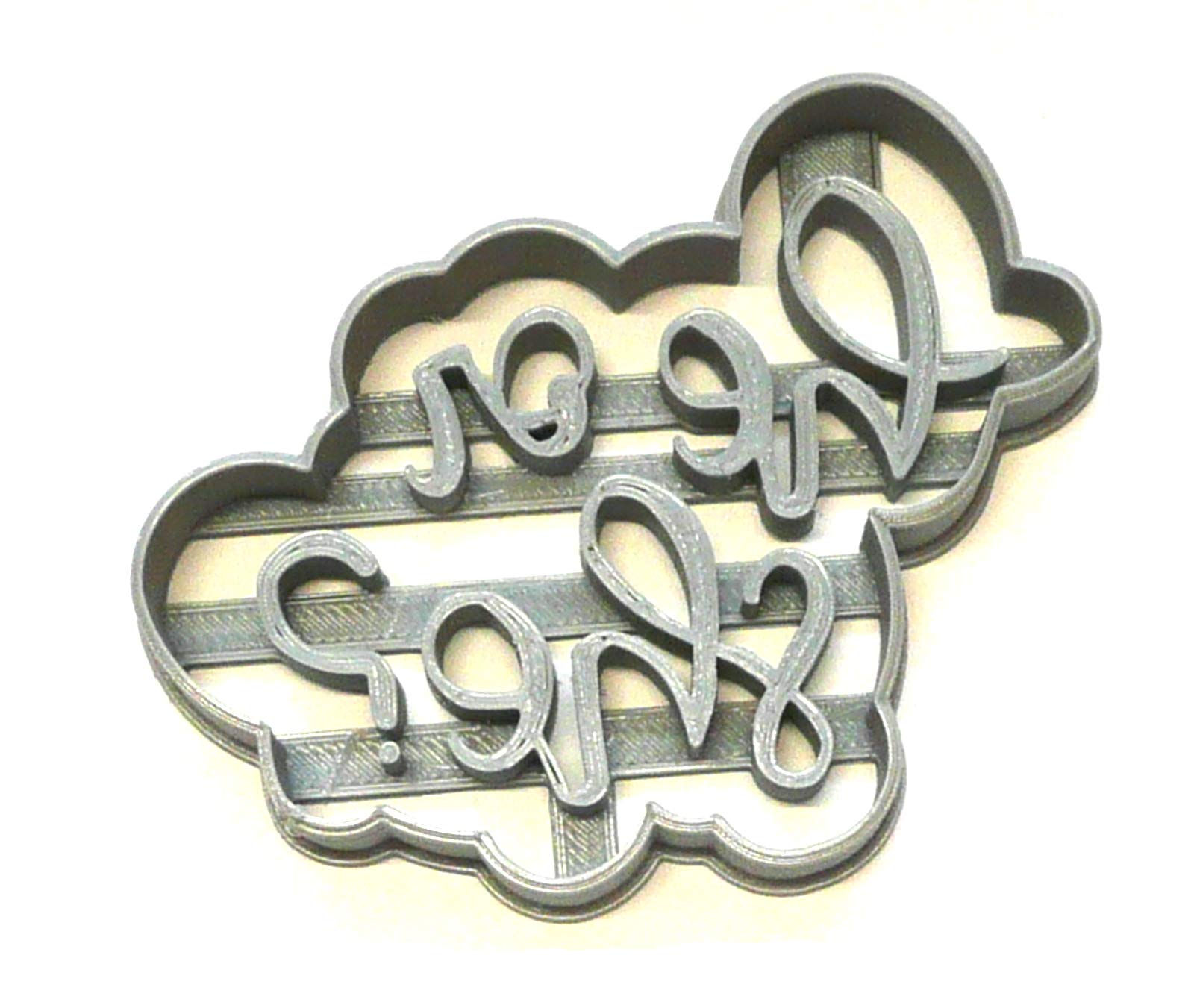 HE OR SHE GENDER REVEAL PARTY ANNOUNCEMENT BABY SHOWER COOKIE CUTTER MADE IN USA PR2522