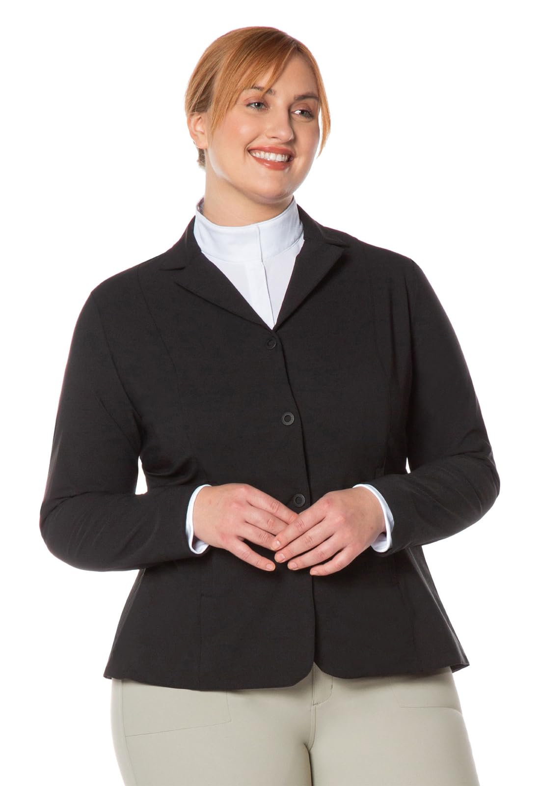 Kerrits Stretch Competitor Koat 3-Snap Black Size: S