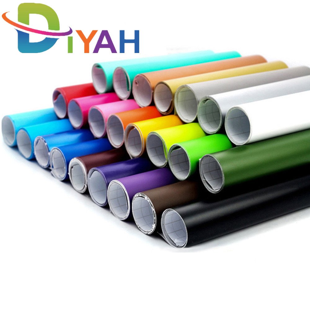 DIYAH Black Matte Vinyl Car Wrap Sticker Air Release Bubble with Hand Tools (120" X 59" / 10 FT X 4.9 FT)