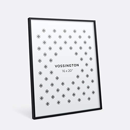 Vossington 16x20 Frame | Exclusive Black Picture Frame | 16 x 20 Inch | Thin Modern Look