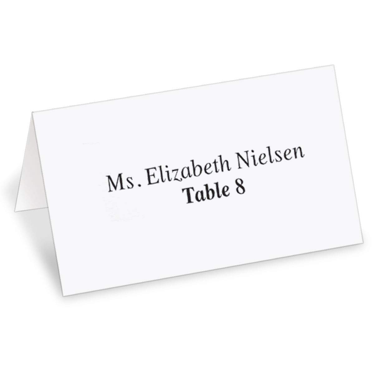 PaperDirect White Cover Stock Place Cards, 2 Inches x 3 1/2 Inches, 200-Pack