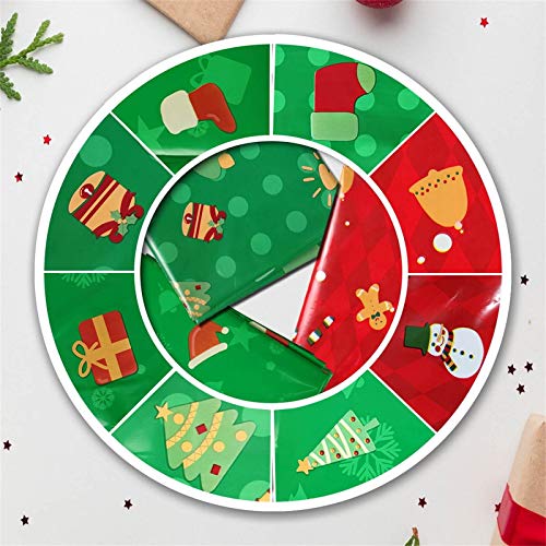 DLY Christmas large bag Jumbo Gift Bag,Christmas Giant Gift Bags extea-Large-Gift-Bag for Gifts - 36" x 44" Christmas Prints