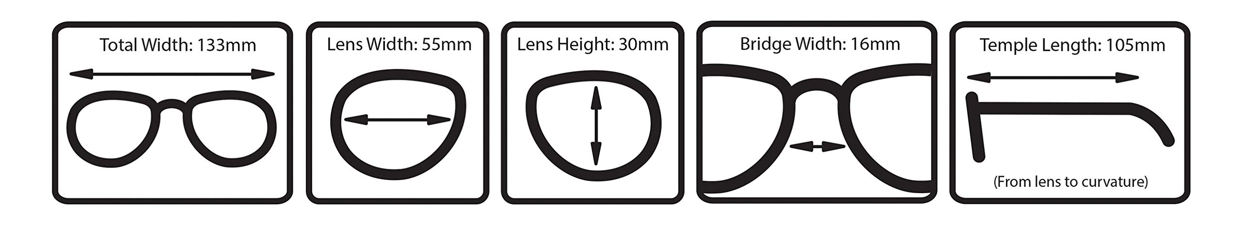 Boost Eyewear 6 Pack Reading Glasses, Traditional Black Frames, for Men and Women, with Comfort Spring Loaded Hinges, Black, 6 Pairs (+1.50)