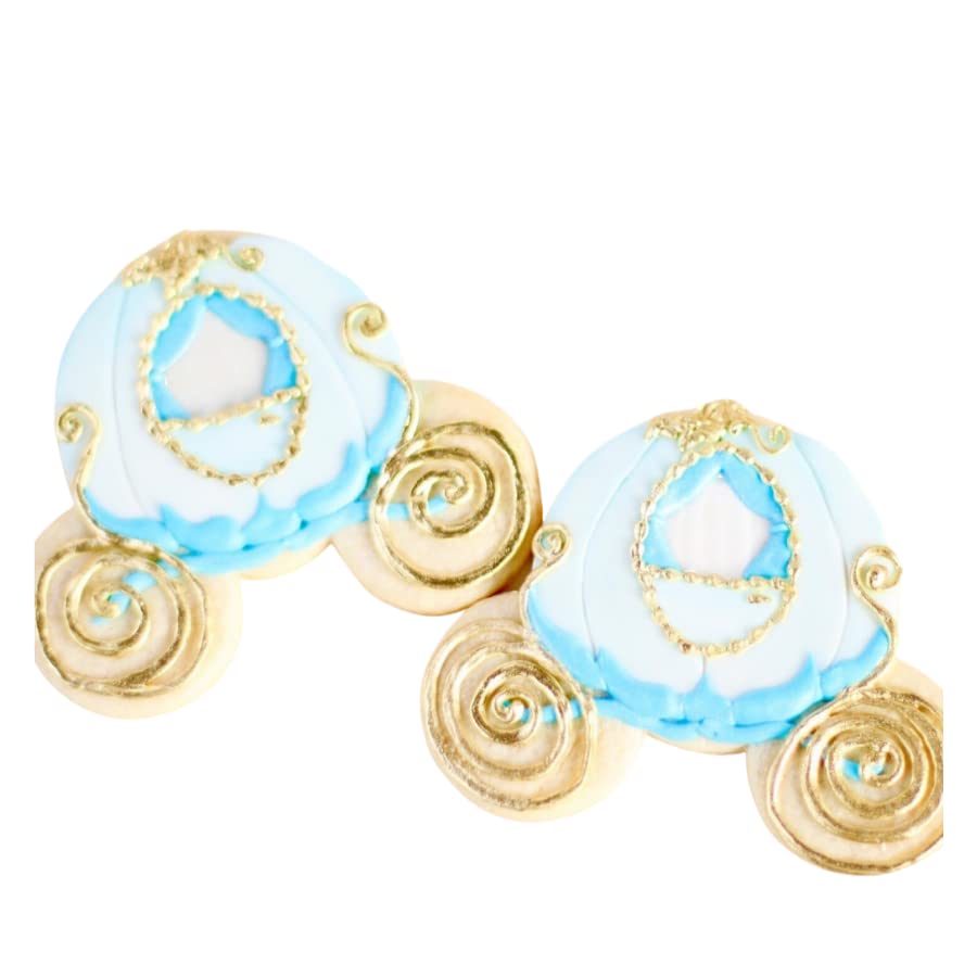 ½ Dz. Cinderella Carriage Cookies! “A Dream is a Wish Your Heart Makes” Birthday Themed, Bridal Shower Party Favors or Baby Gift!
