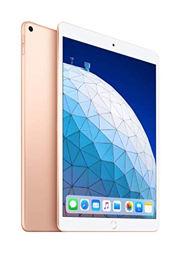2019 Apple iPad Air (10.5- inch, WiFi + Cellular, 64GB) - Gold (Renewed Premium)