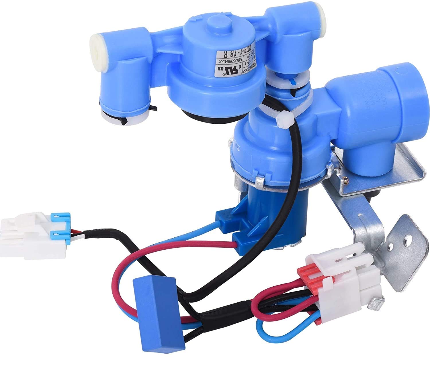 BlueStars Upgraded AJU72992601 Refrigerator Water Inlet Valve Replacement - Compatible with L.G Refrigerators - Replaces AP4671476 5221JA2011J 5221JA2011P PS3533117