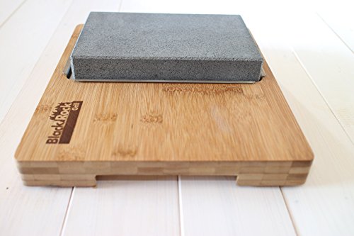 Black Rock Grill - Premium Lava Stone Cooking Set for Sizzling Steak and Seafood, Restaurant-Quality Meals at Home