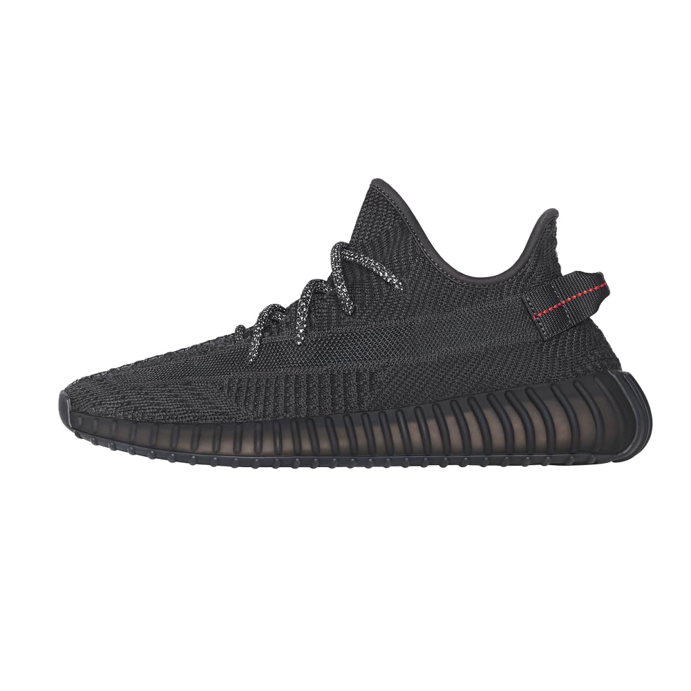adidas Mens Yeezy Boost 350 "Black Non Reflective Black Fabric Size 11