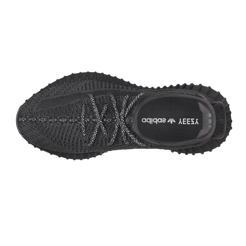 adidas Mens Yeezy Boost 350 "Black Non Reflective Black Fabric Size 11