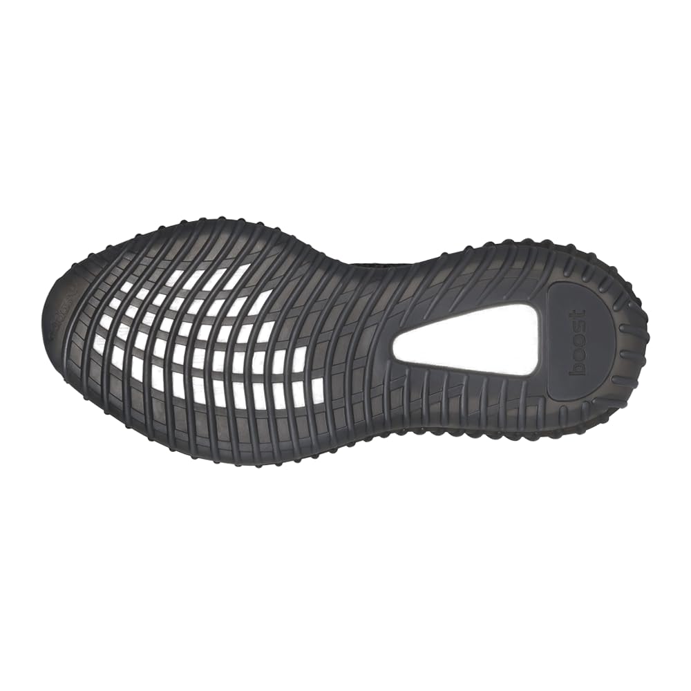 adidas Mens Yeezy Boost 350 "Black Non Reflective Black Fabric Size 11