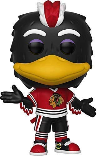 POP! Sports NHL Mascots Tommy Hawk Chicago Blackhawks Action Figure (Bundled with Pop Shield Protector to Protect Display Box)