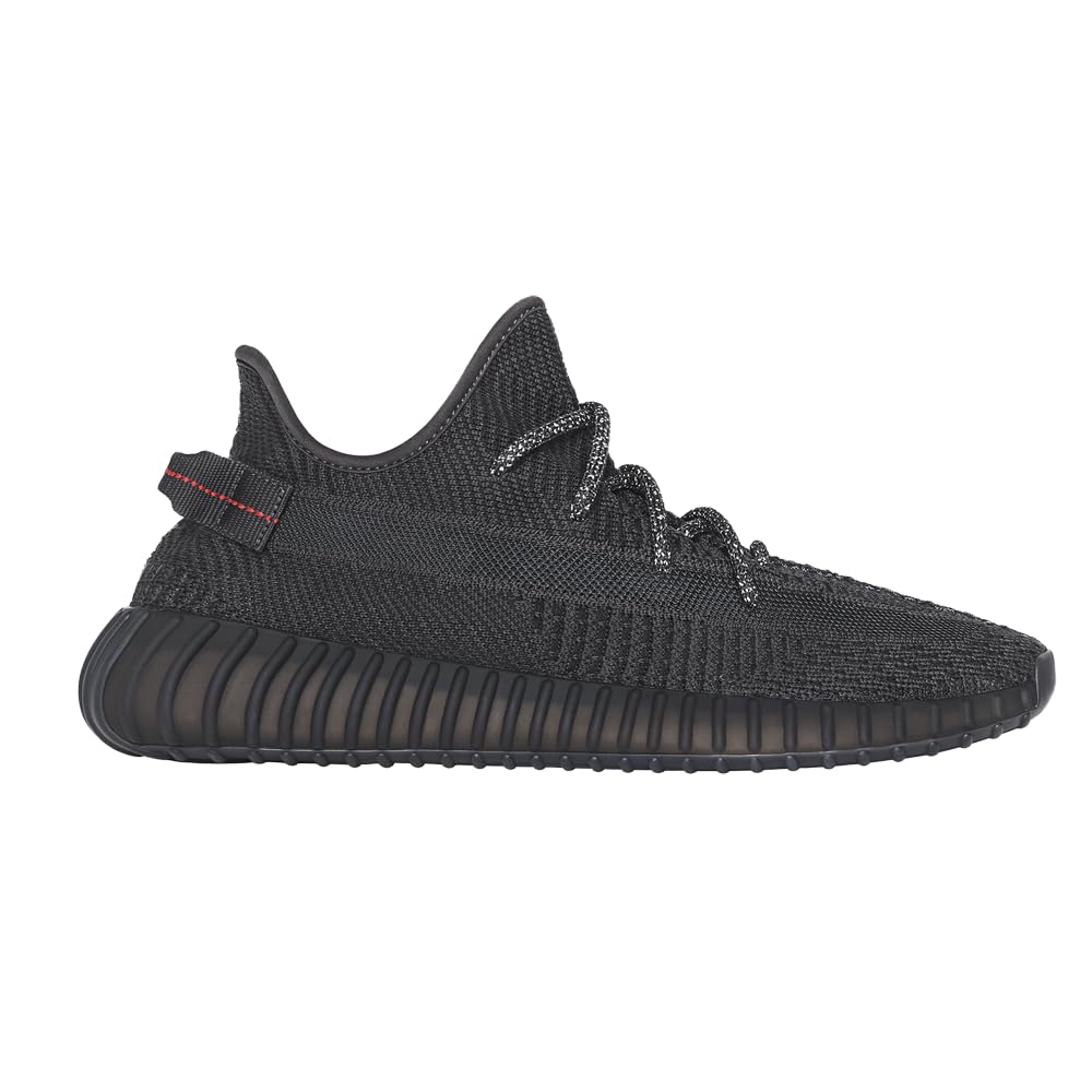 adidas Mens Yeezy Boost 350 "Black Non Reflective Black Fabric Size 11