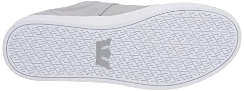 SUPRA Unisex-Adult Stacks II Skate Shoe, LT Grey TUF-White, 8 Regular US