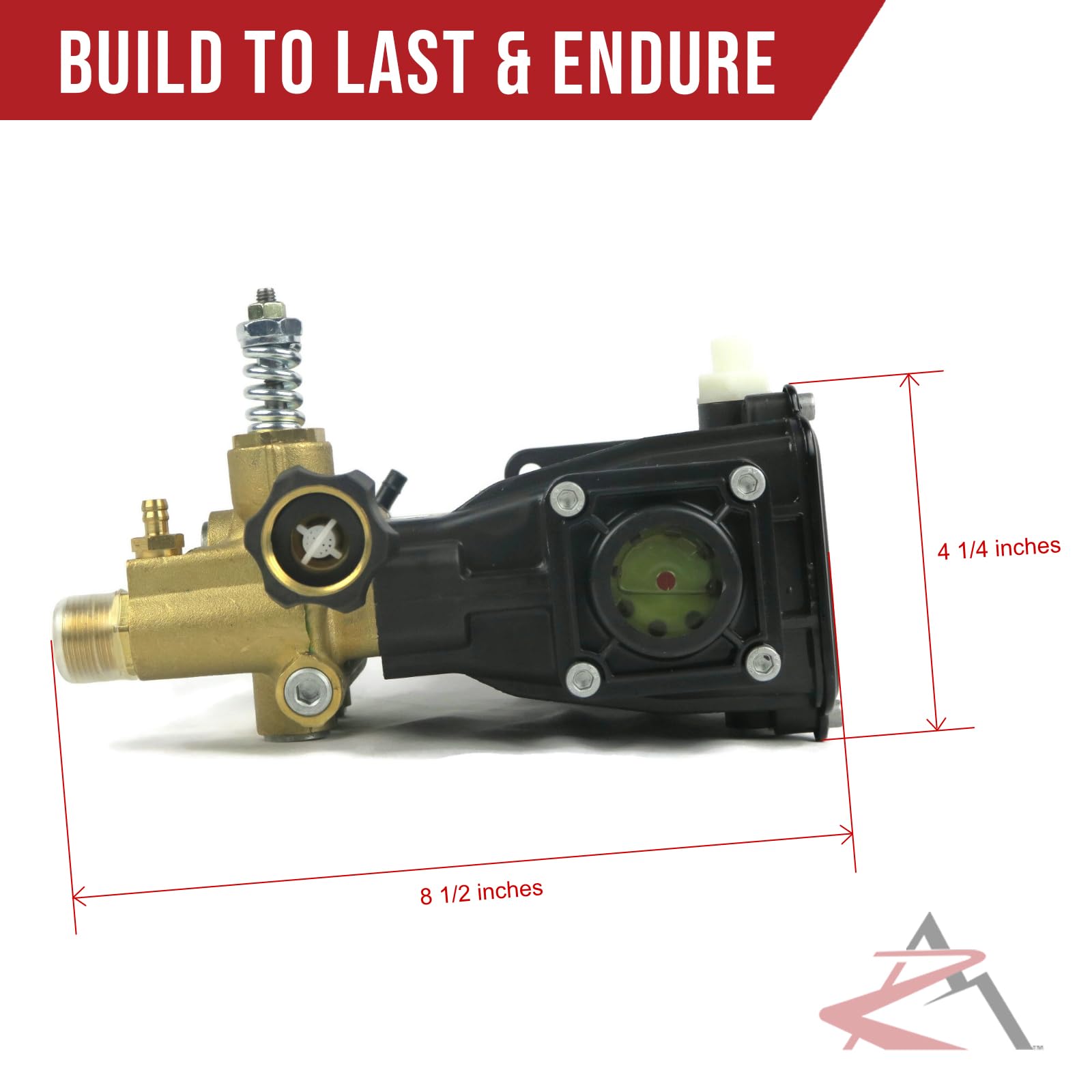 The ROP Shop | 3600 PSI Pressure Washer Pump 2.5 GPM, 6.5 HP for Simpson 90036, 90037, 90028