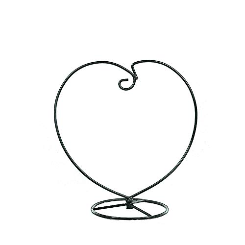 Ornament Display Stand with 1 Rope String Holder Home Wedding Decoration Rack (1, Heart)