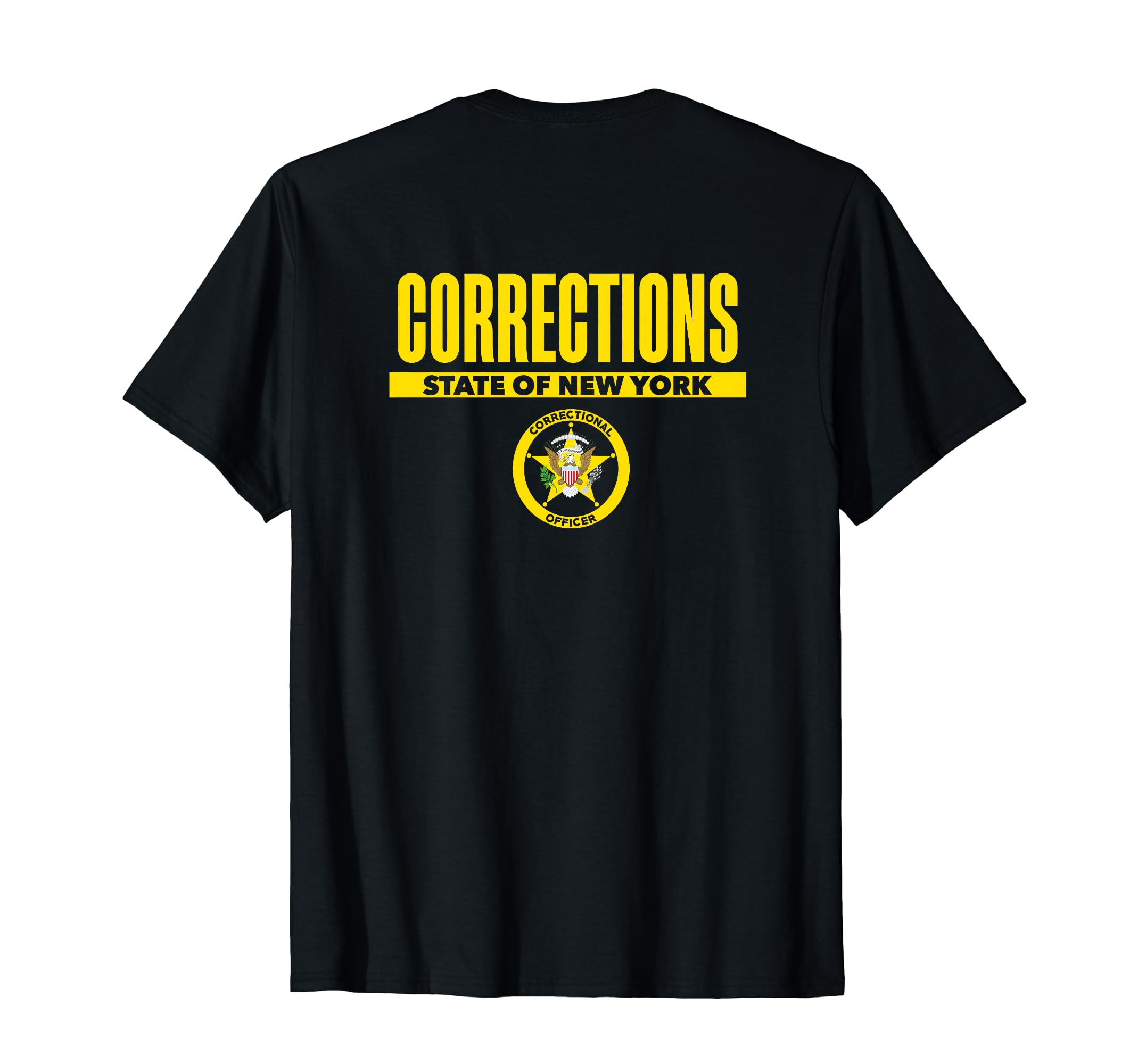 New York Correctional Officer Thin Gray Line Flag Uniform T-Shirt