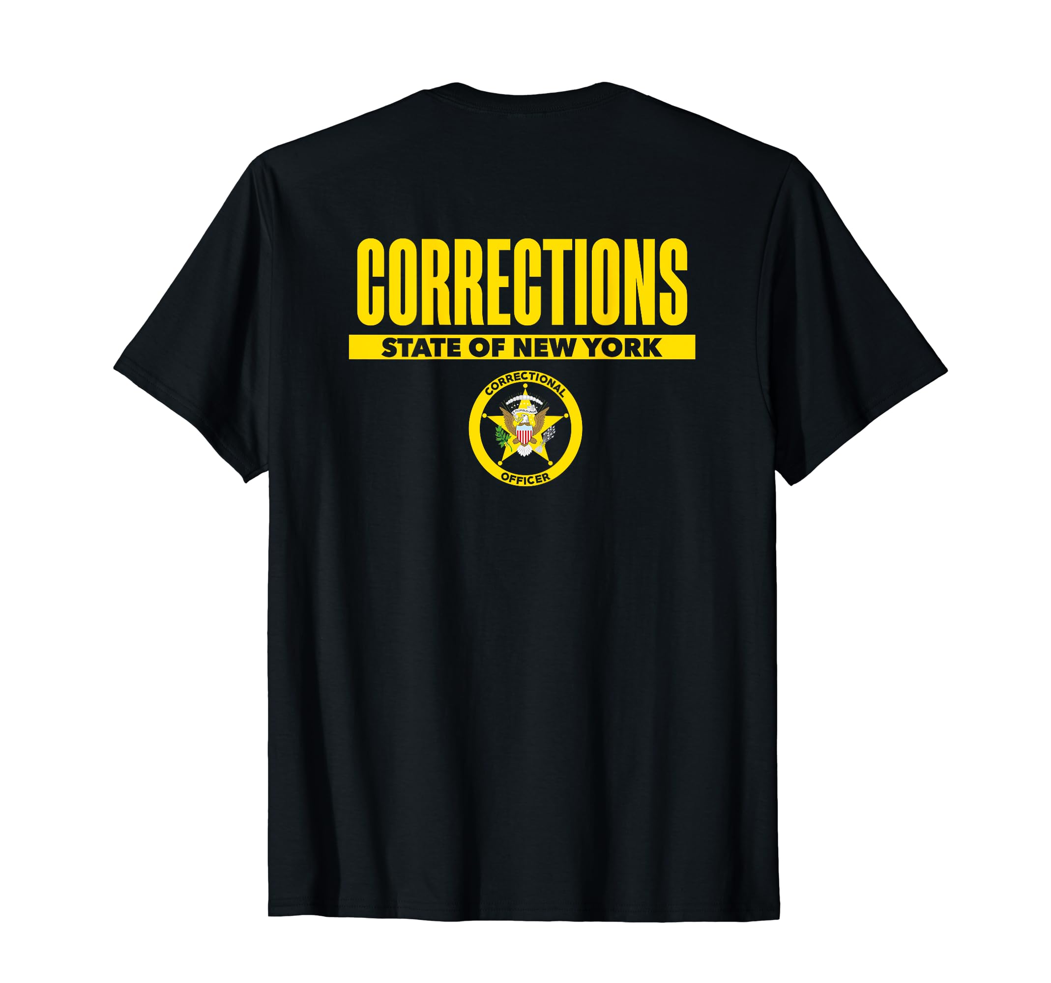 New York Correctional Officer Thin Gray Line Flag Uniform T-Shirt