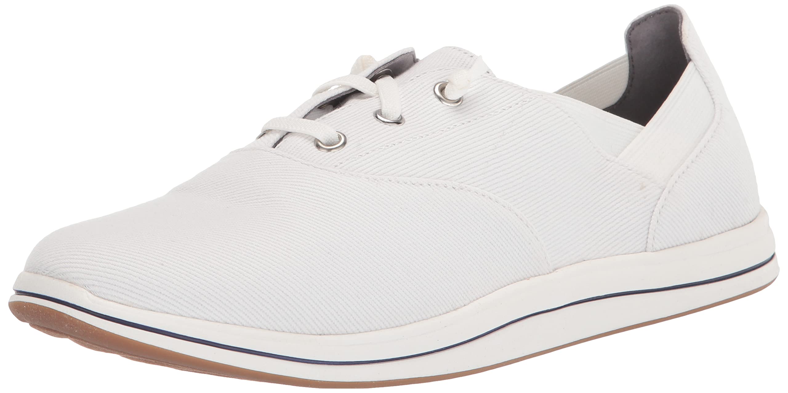 Clarks Breeze Ave Sneaker, White, 7 Medium