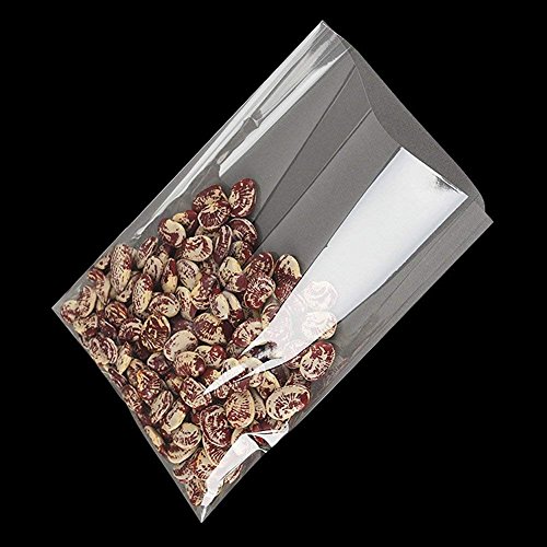 Onwon Clear Open-End Flat Cello Cellophane Treat Bag 10x14 inch(1.2mil) Gift Basket Supplies - Pack of 100