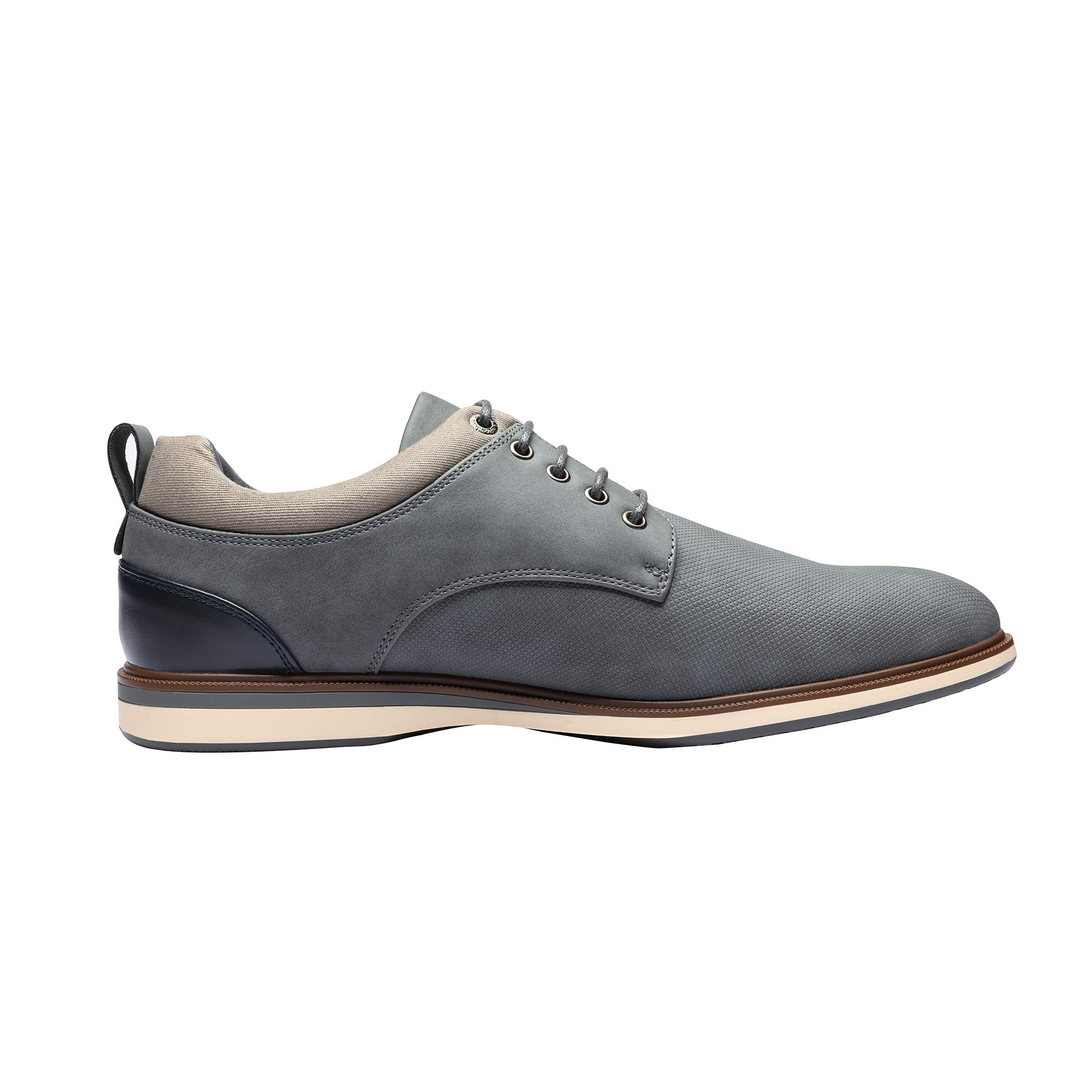 Bruno Marc Men's Grey Dress Shoes Casual Oxford LG19011M 7 M US