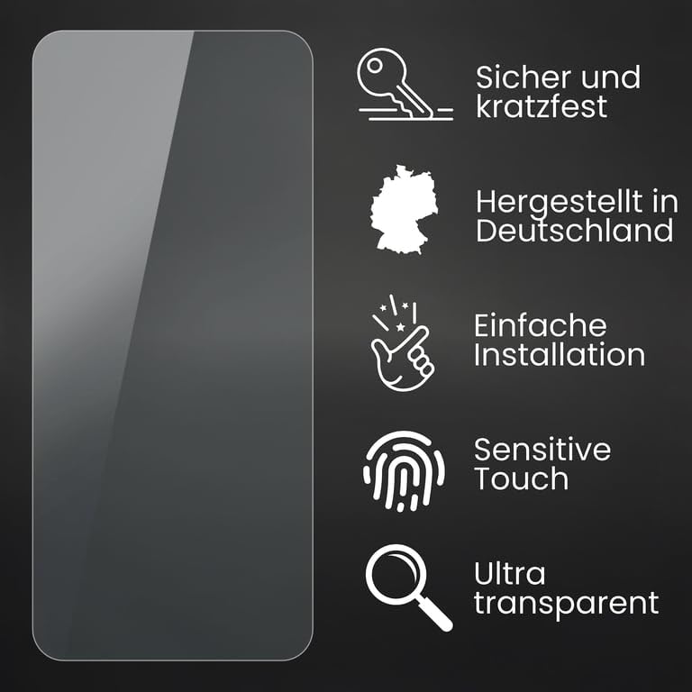 Bruni Screen Protector compatible with Oppo Reno 2 Z Protector Film, crystal clear Protective Film (2X)